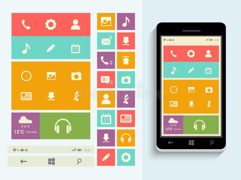Mobile User Banner With Business Start Up Concept. Business Success ...