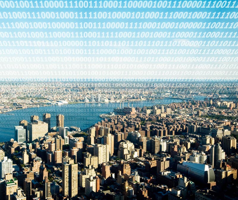 Concept of Modern Digital City and Innovation Stock Photo - Image of ...