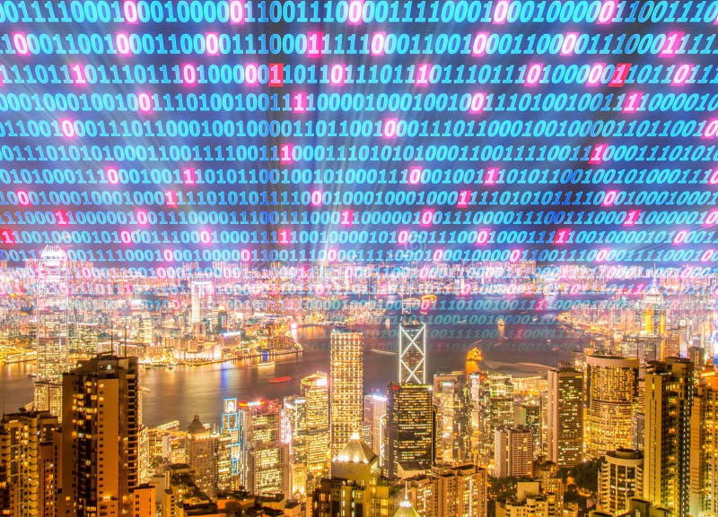 Concept of Modern Digital City and Innovation Stock Photo - Image of ...