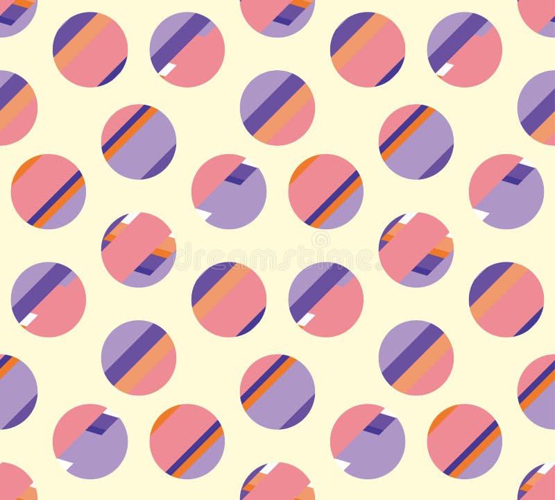 Concept Modern Polka Dot Seamless Pattern, Stock Vector - Illustration ...