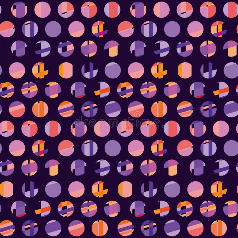 Concept Modern Polka Dot Seamless Pattern Stock Vector - Illustration ...