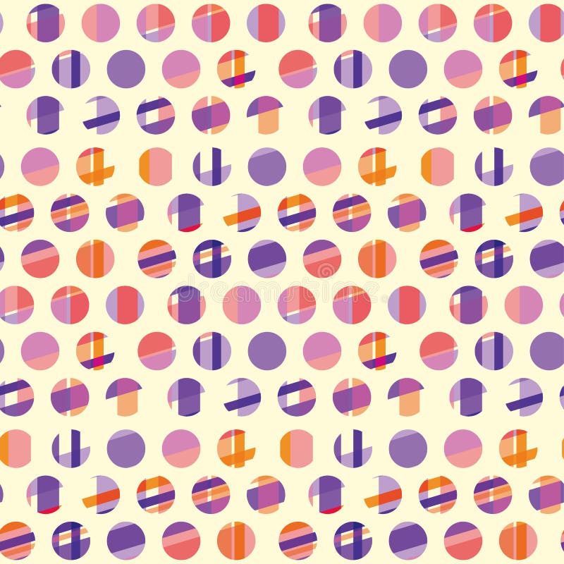 Concept Modern Polka Dot Seamless Pattern Stock Vector - Illustration ...