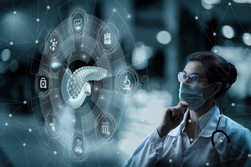 Concept Modern Technologies in the Treatment of the Pancreas Stock ...