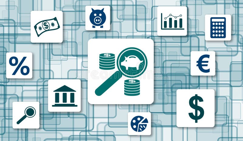 Concept of Money Management Stock Illustration - Illustration of ...