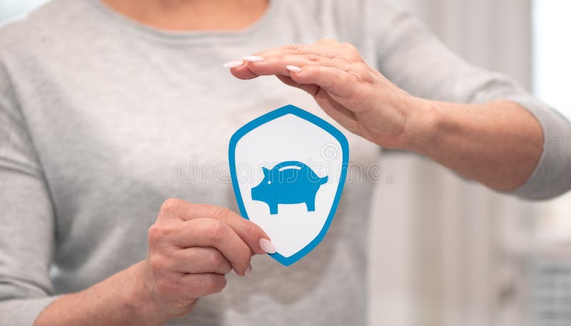 Concept of Money Protection Stock Photo - Image of finance, protecting ...