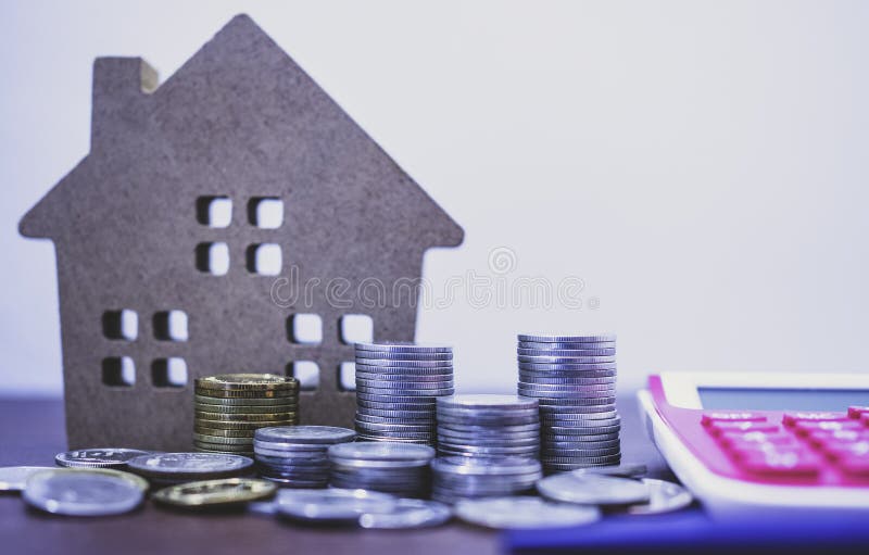 Concept of Money Save and Coins Stack Stock Photo - Image of budget ...