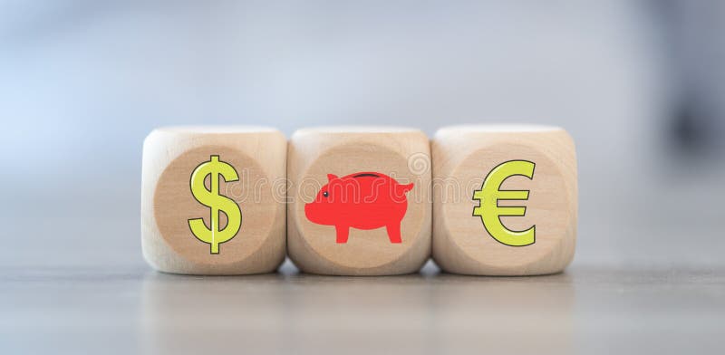 Concept of money saving stock image. Image of euro, economy - 160625323