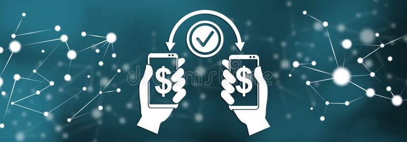 Concept of money transfer stock image. Image of business - 228778887