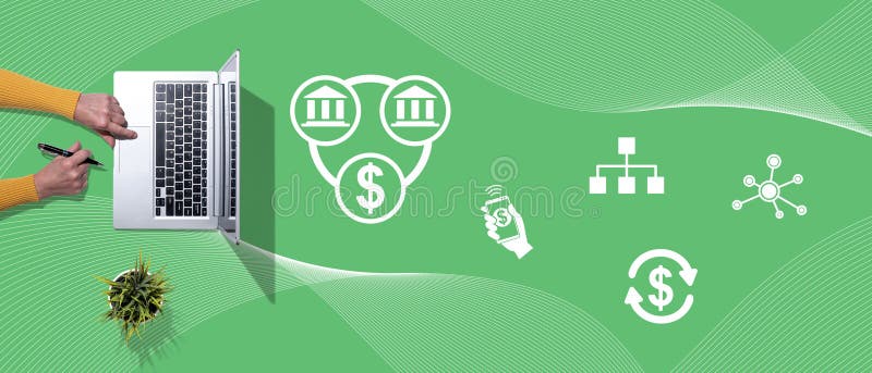 Concept of money transfer stock photo. Image of finance - 322579908