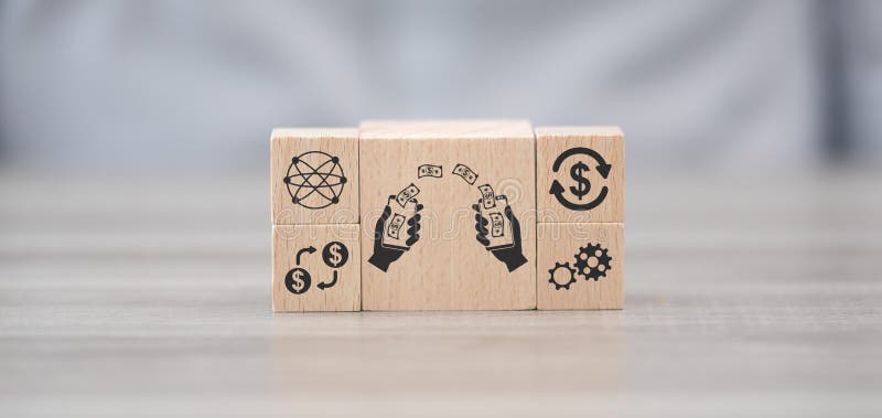 Concept of money transfer stock image. Image of internet - 268614955