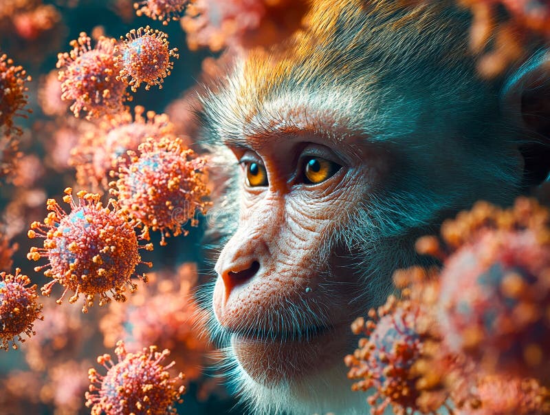 Dual Exposure Combines Natural Monkey Presence with Microscopic ...