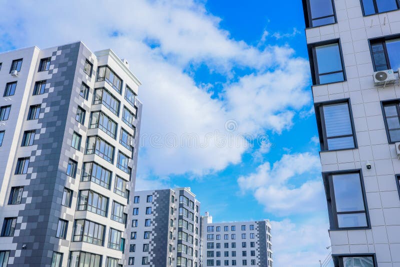 The Concept of a Multi-storey Lady, a Residential Complex. a View from ...