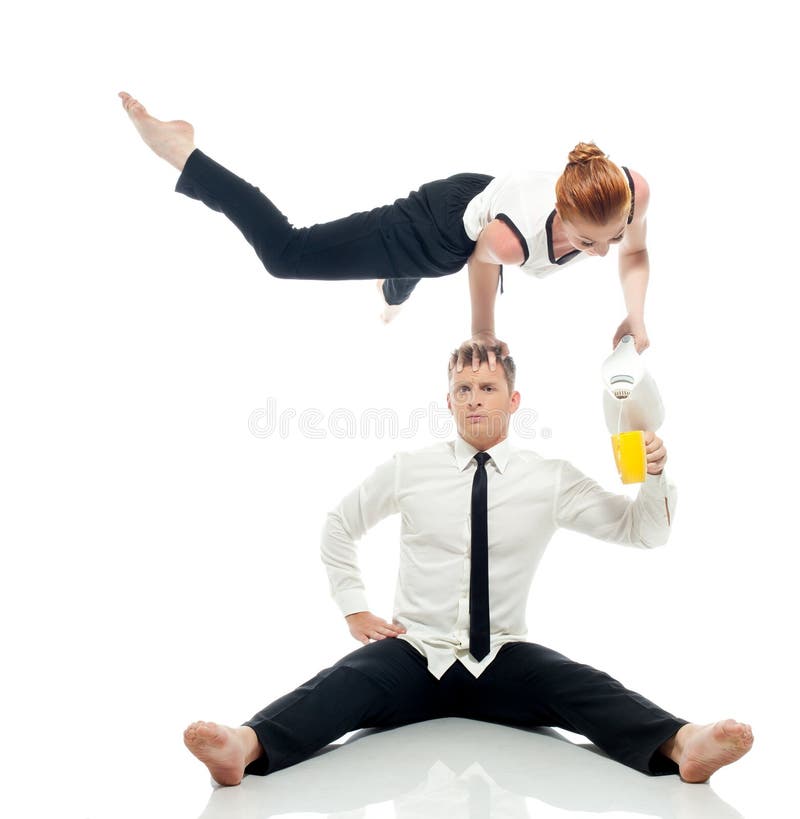 Multitasking stock photo. Image of phone, formal, businessperson - 27543978