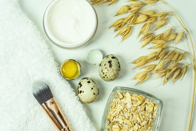 The Concept of Natural Cosmetics Based on Eggs, the Layout of the ...