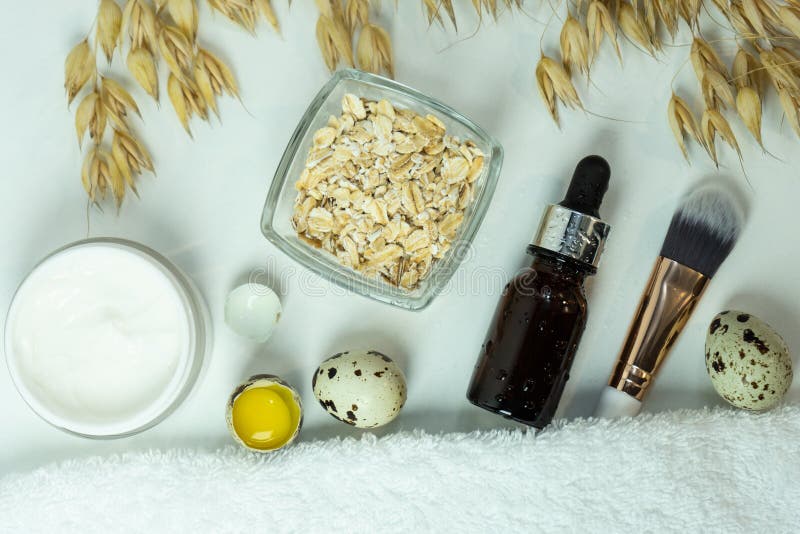 The Concept of Natural Cosmetics Based on Eggs, the Layout of the ...