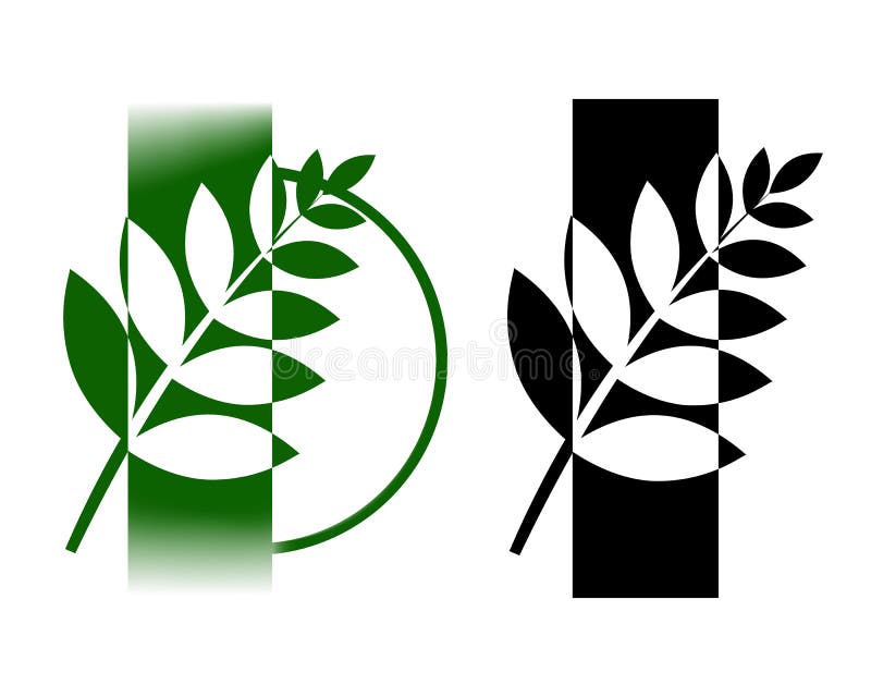 Concept of Nature in the Geometrical Figure Stock Vector - Illustration ...