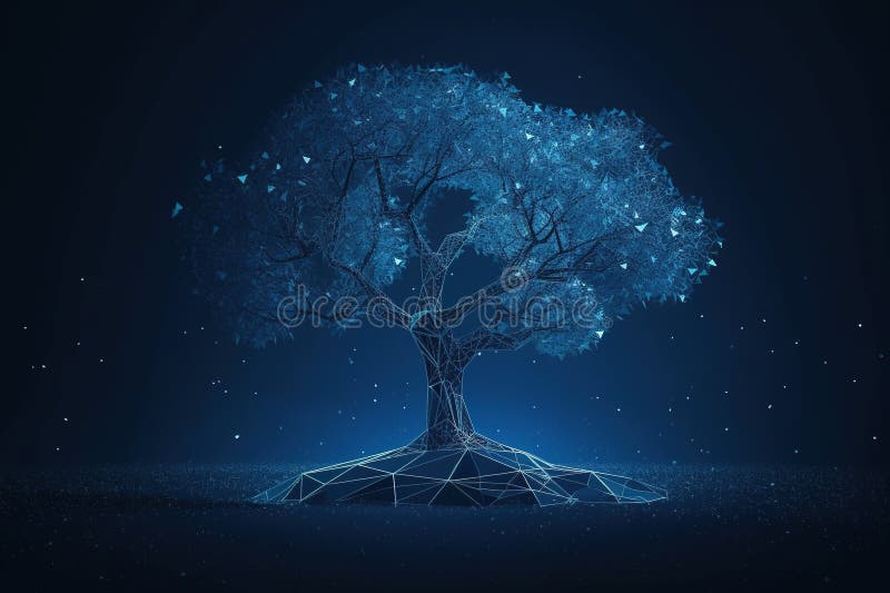 Concept Of Network Connection Technology Background Stock Illustration Illustration Of