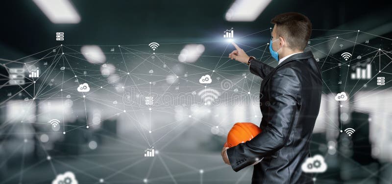 Concept of Networking for Industry Management Stock Photo - Image of ...