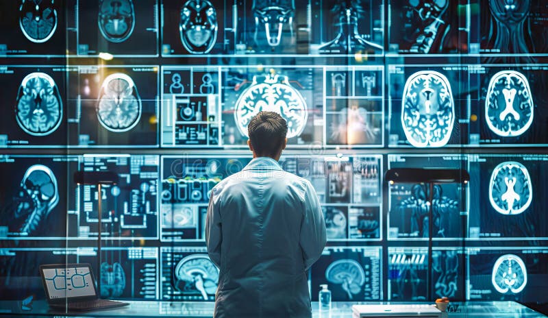 Concept of Neural Science, Brain Computer AI Interface, Scan, Brain ... Concept of Neural Science, Brain Computer AI Interface, Scan, Brain ...