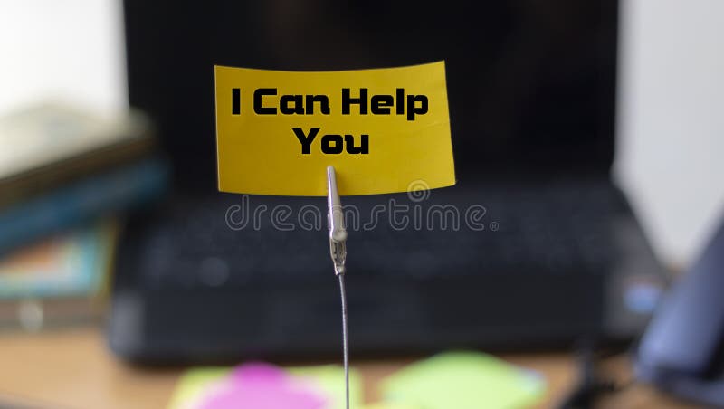 Concept of New Beautiful I Can Help You, I Can Help You Written on a ...