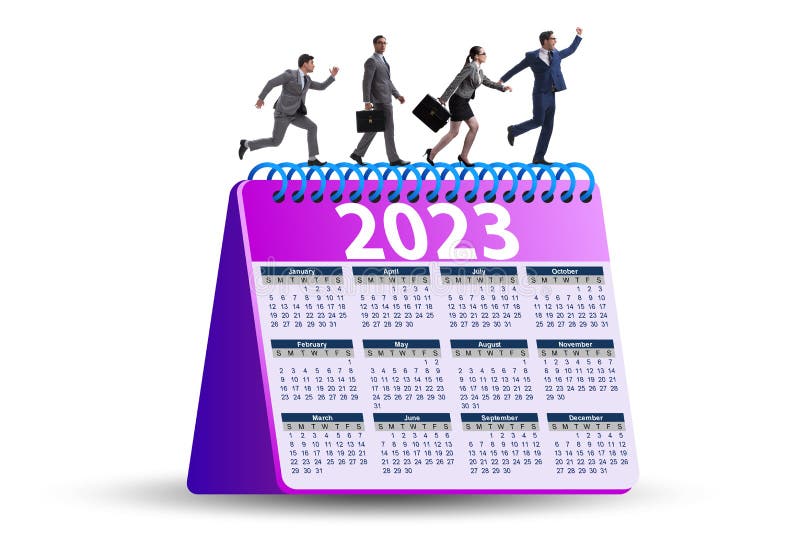 Concept of New Calendar Year of 2023 Stock Image - Image of confused ...