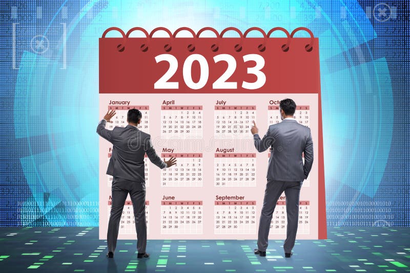 Concept of New Calendar Year of 2023 Stock Image - Image of number ...