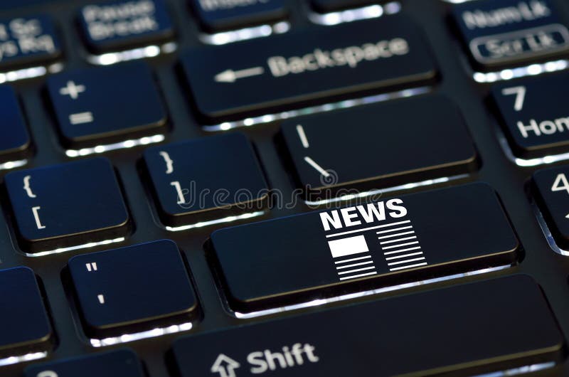 News icon stock photo. Image of word, business, publish - 43791306