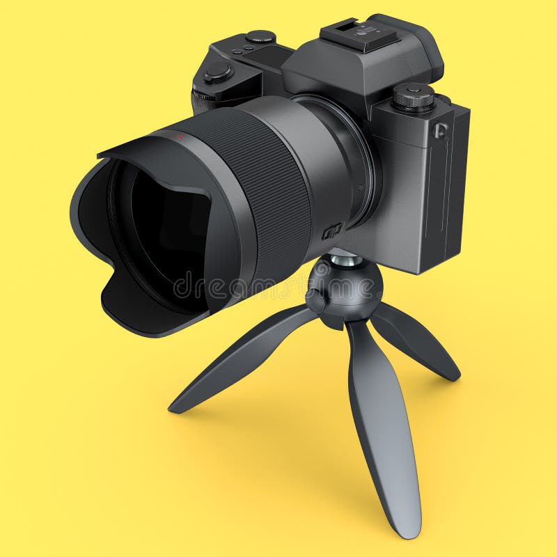 Dslr Camera Tripod Stock Illustrations – 1,542 Dslr Camera Tripod Stock ...