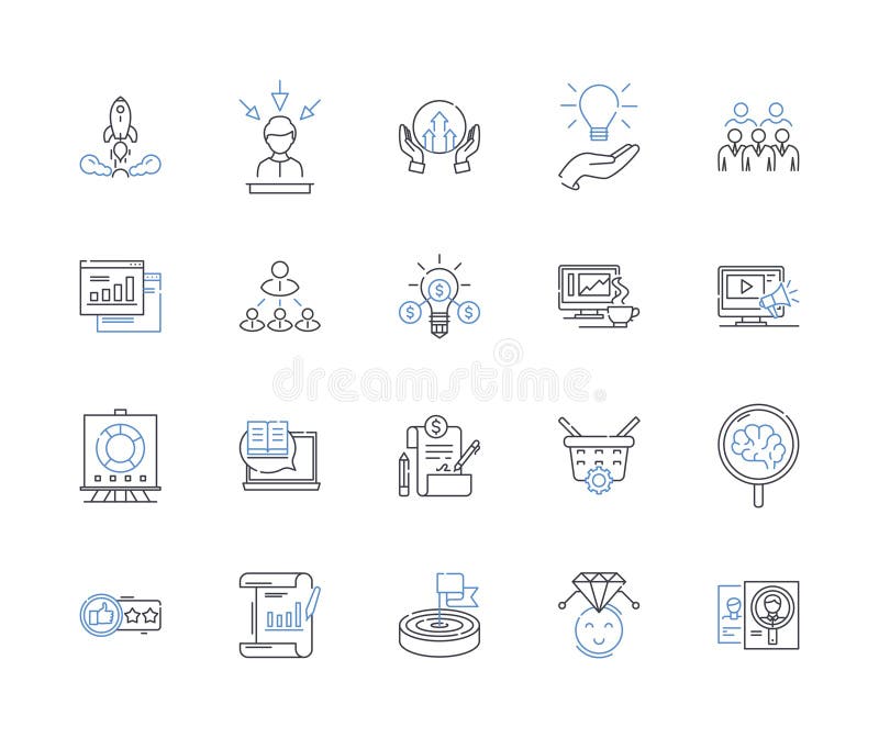 Concept and Notion Line Icons Collection. Idea, Understanding ...