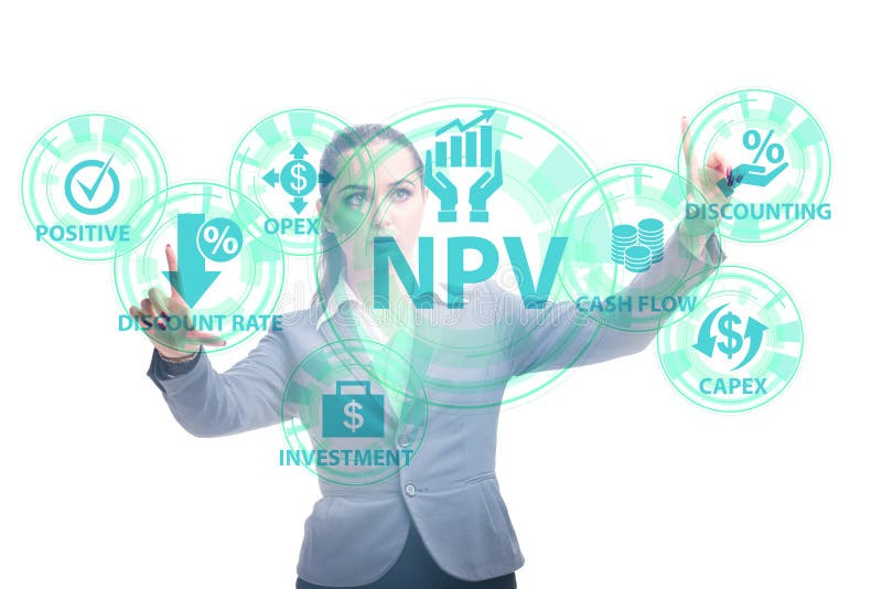 Concept of NPV - Net Present Value Stock Image - Image of future ...