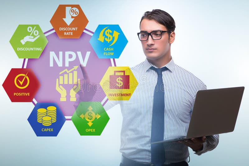 Concept of NPV - Net Present Value Stock Image - Image of capital ...