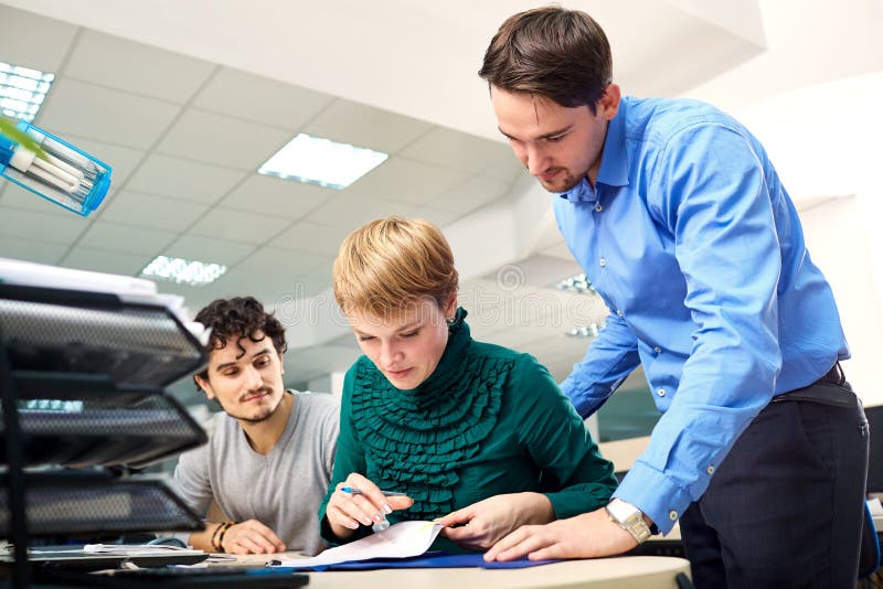 Office work stock image. Image of process, finance, managers - 11264455