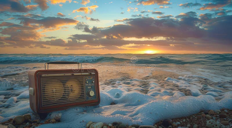 Concept of Old Dying Outdated Technology. Stock Image - Image of shore ...