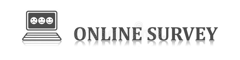 Concept of online survey stock illustration. Illustration of internet ...