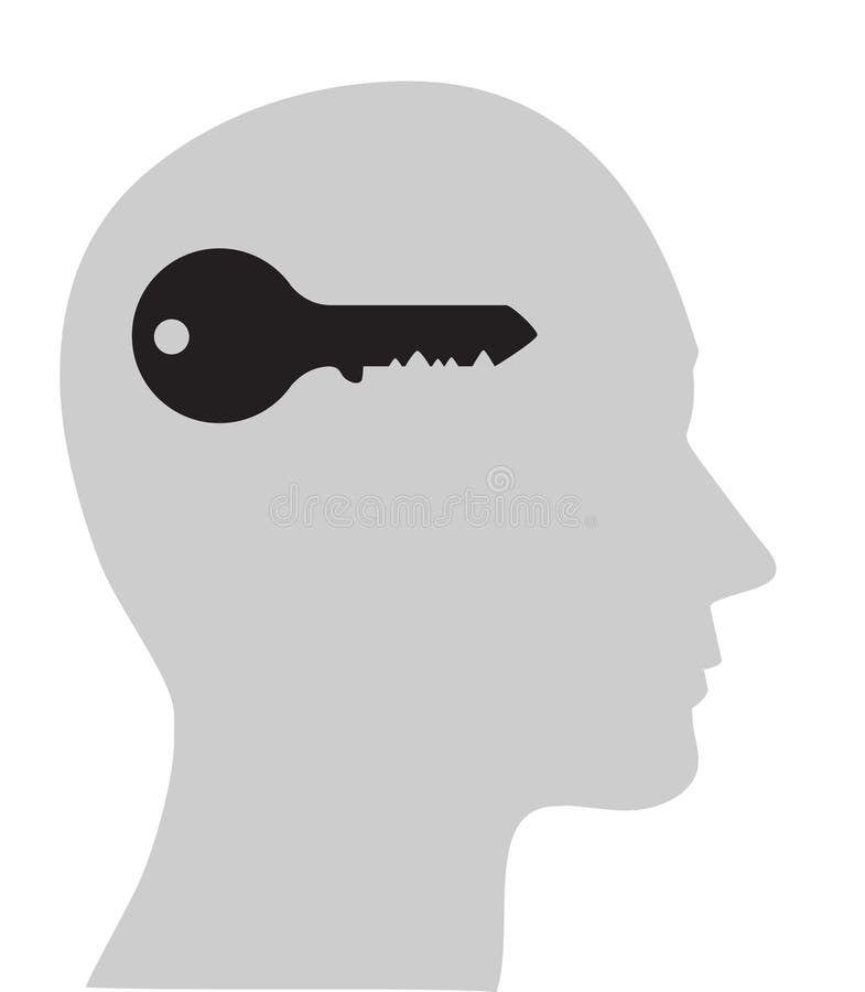 Open Mind stock illustration. Illustration of head, brainstorm - 2609092