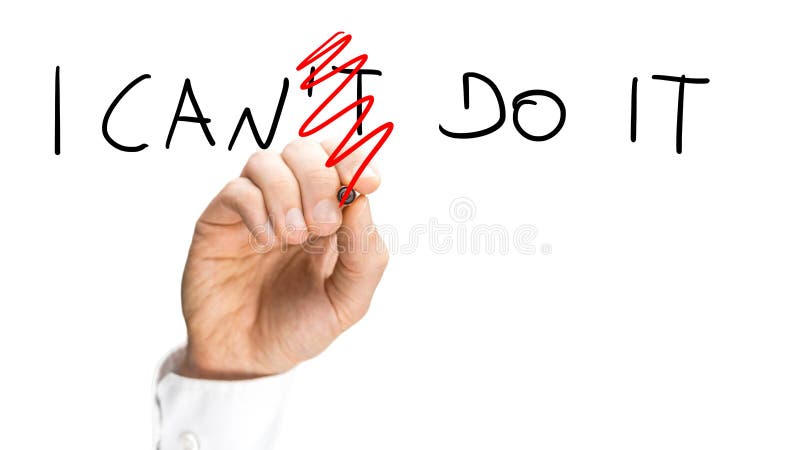 Concept Optimisme En Positiviteit Stock Afbeelding - Image of motivatie ...