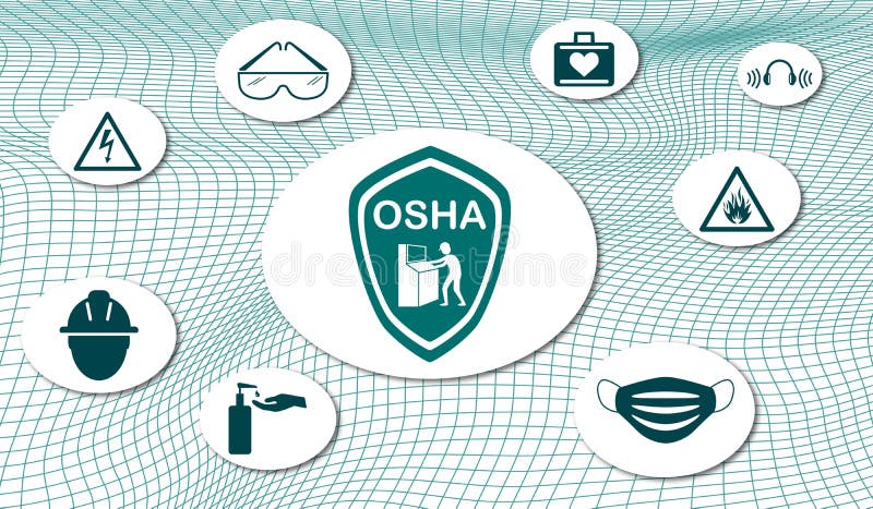 Concept of osha stock illustration. Illustration of sign - 253611398