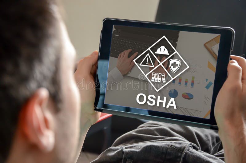 Concept of osha stock image. Image of sign, construction - 224962123