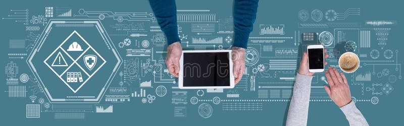 Concept of osha stock image. Image of management, sign - 255940199