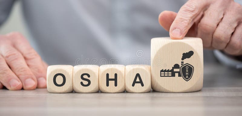 Concept of osha stock photo. Image of regulations, wooden - 257251112