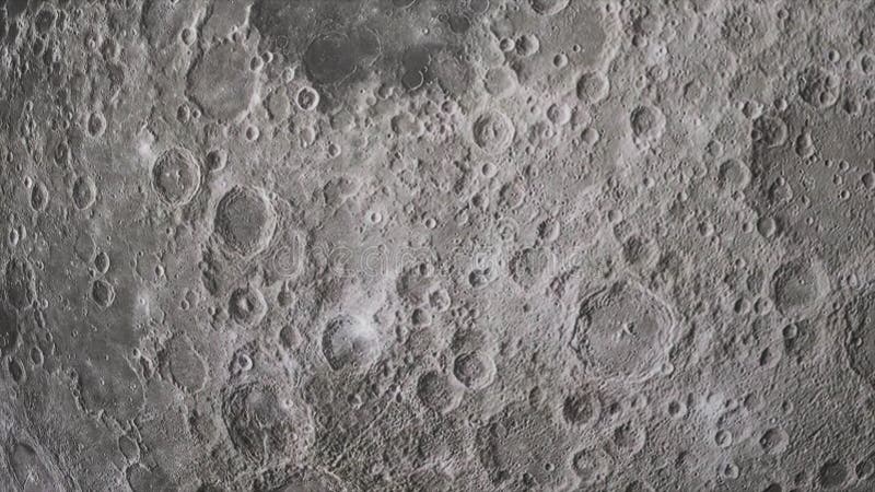 Concept 23-P1 Scenery of Realistic Moon Surface from Space with ...