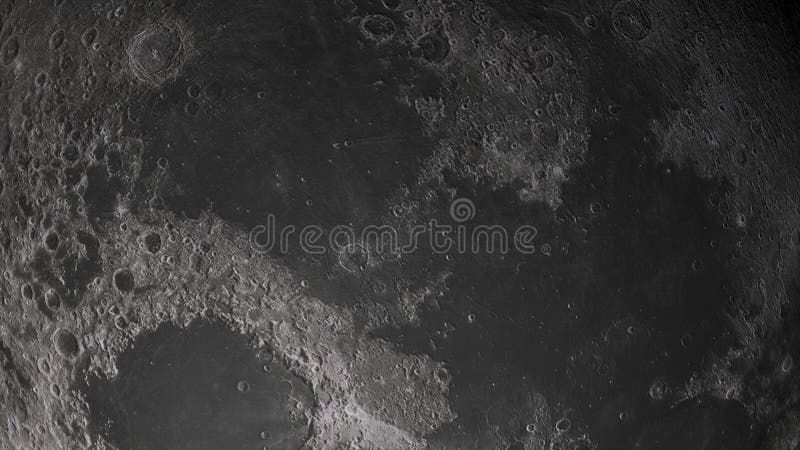 Concept 25-P1 Scenery of Realistic Moon Surface from Space with ...
