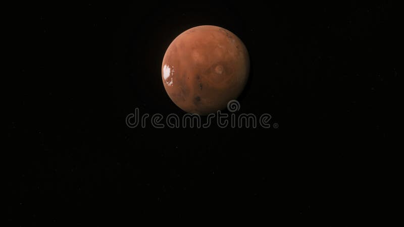 Concept 65-P1 View of the 3D Rendering Realistic Planet Mars Stock ...