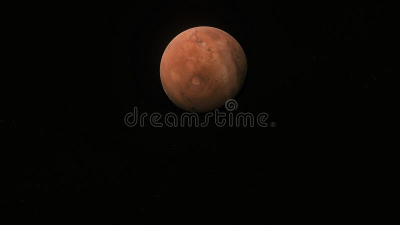 Concept 63-P1 View of the 3D Rendering Realistic Planet Mars Stock ...