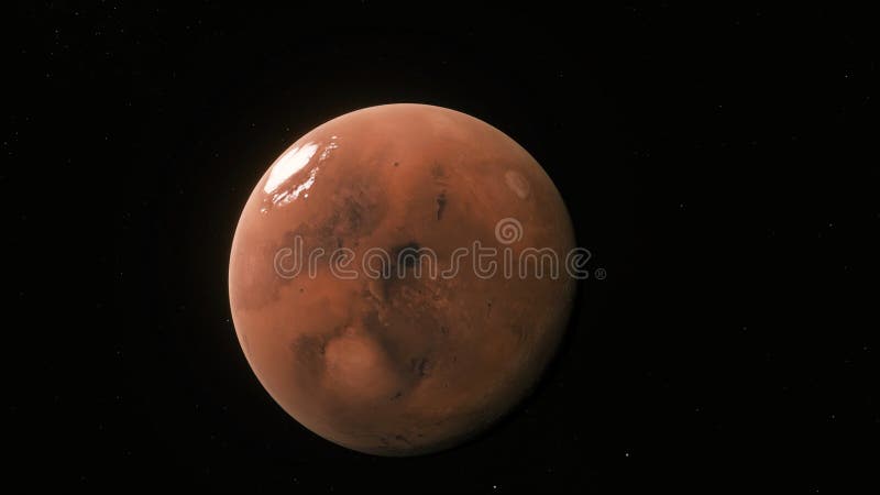 Concept 94-P1 View of the 3D Rendering Realistic Planet Mars Stock ...
