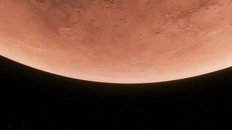 Concept 61-P1 View of the 3D Rendering Realistic Planet Mars Stock ...