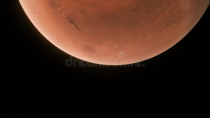 Concept 49-P1 View of the 3D Rendering Realistic Planet Mars Stock ...