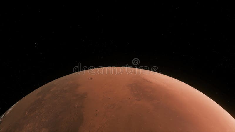 Concept 59-P1 View of the 3D Rendering Realistic Planet Mars Stock ...