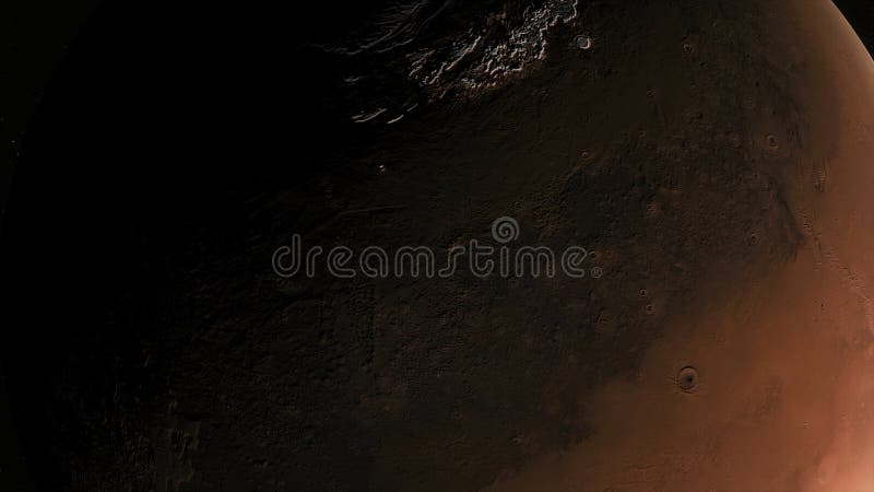 Concept 85-P1 View of the 3D Rendering Realistic Planet Mars Stock ...