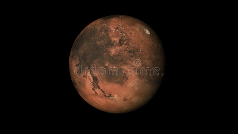 Concept-P1 View of the 3D Rendering Realistic Planet Mars Stock ...